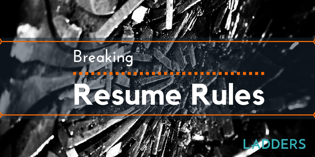 Breaking resume rules